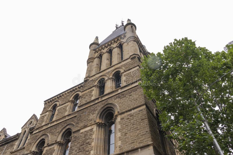 View of Old Victorian Building in RMIT University in Melbourne ...