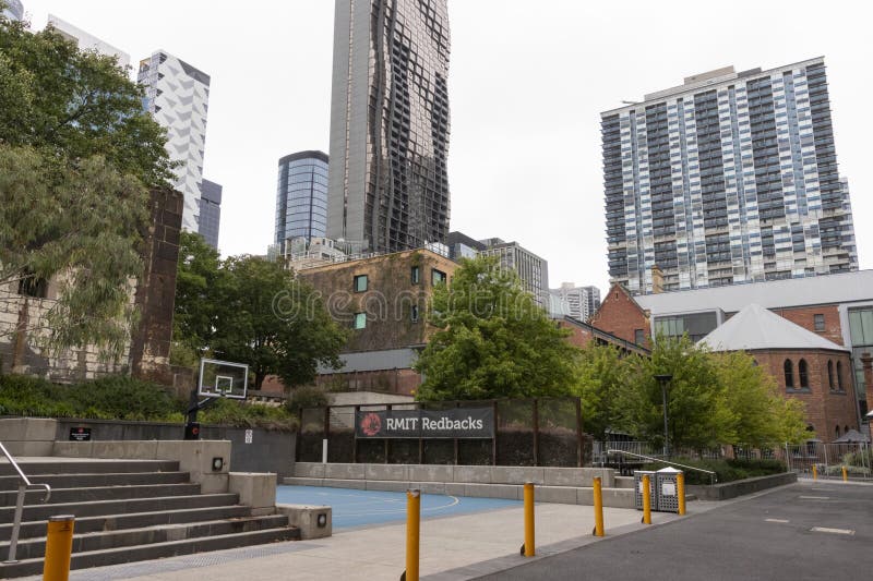 View of Old Victorian Building in RMIT University in Melbourne ...