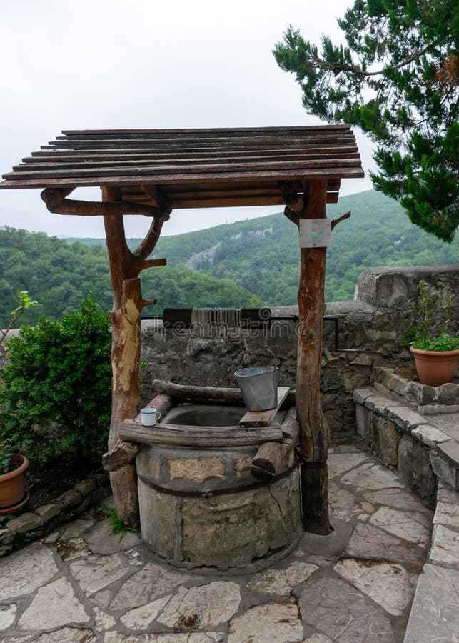 View of the Old Well, Ancient Water-taking Place Stock Photo - Image of ...