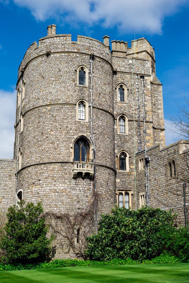 View of One of the Towers Inside Windsor Castle, England Editorial ...