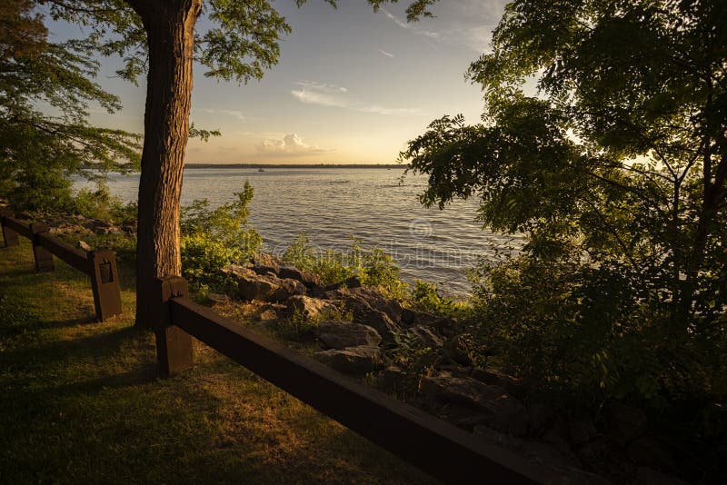 View of Oneida Lake at Verona Beach State Park Stock Photo - Image of ...
