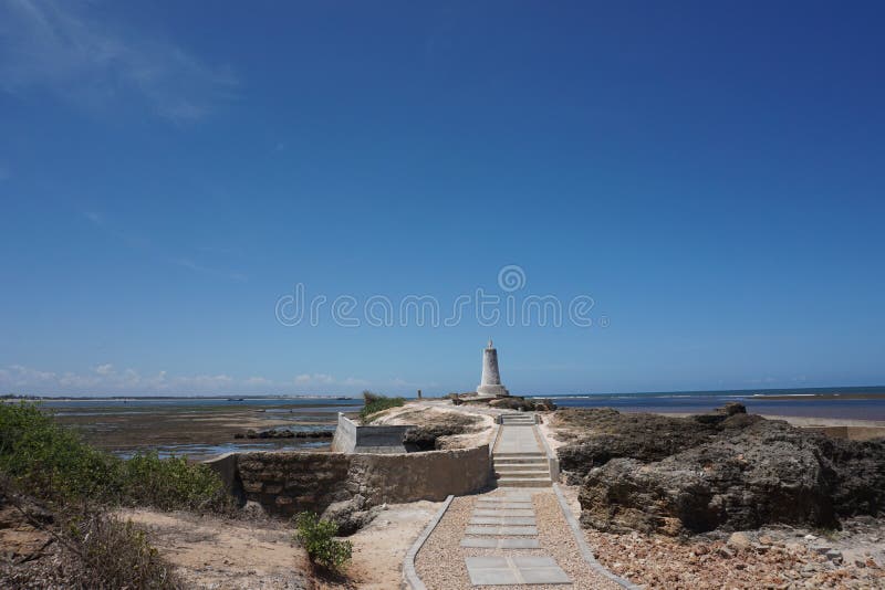 View Onto the Vasco Da Gama Pillar in Malindi Stock Photo - Image of ...