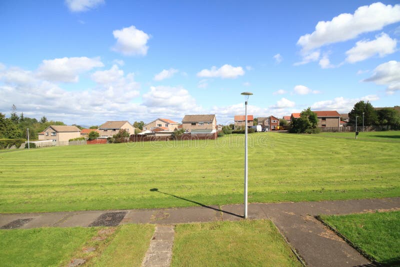 Open Grassy Area in the Sun Stock Image - Image of area, beautiful ...