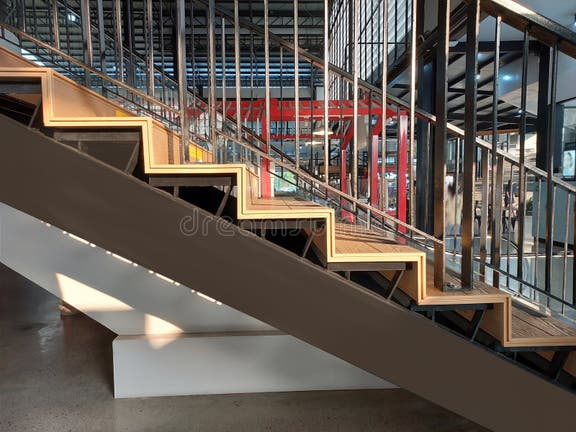 View through the Open Railing Showing the Activities Below. , the ...