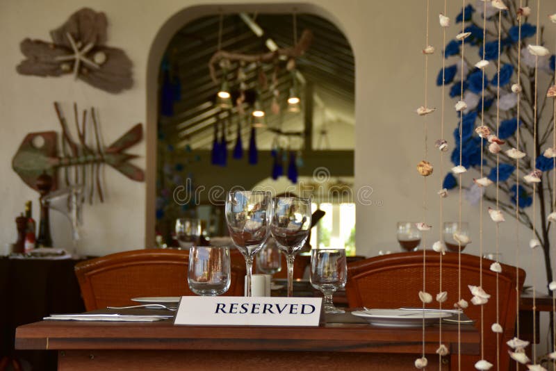 View into Open Space Restaurant Stock Photo - Image of food, island ...