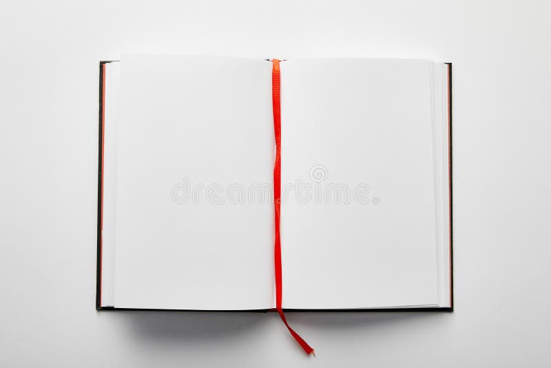 View of Opened Notebook with Copy Stock Photo - Image of object, office ...