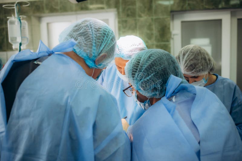 A View from the Operation Room during a Birth. Stock Image - Image of ...