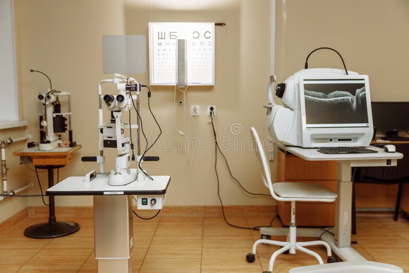 Microscope Lab Diagnostics, Microscope Lens Close Up Stock Photo ...