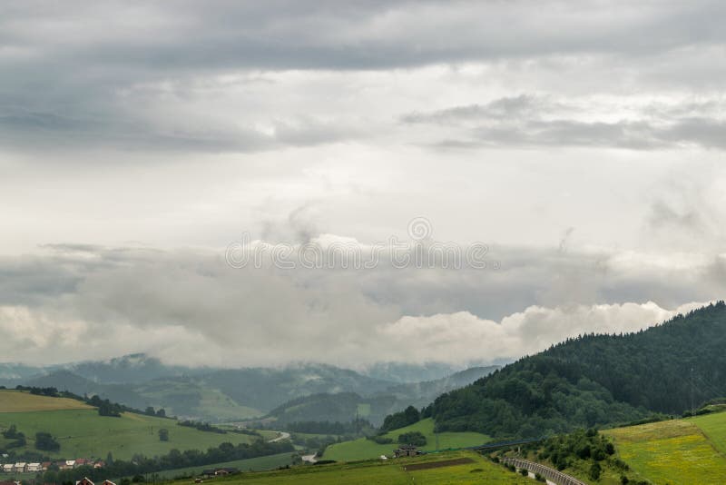 View from the castle Sebes stock photo. Image of south - 121026758