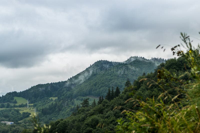 View from the castle Sebes stock photo. Image of south - 121026758