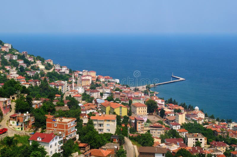 View from Ordu stock image. Image of pier, house, asia - 28538915