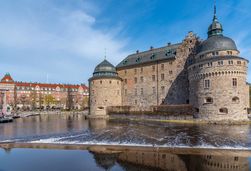 View of the Orebro Castle, Sweden Stock Image - Image of castle, house ...
