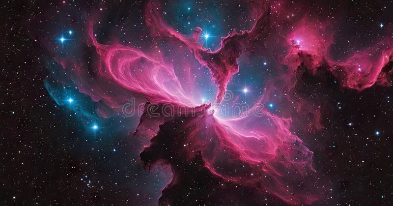 A View of the Orion Nebula is Shown in this Image, with the Star ...