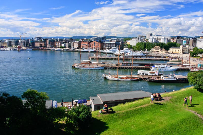 View of Oslo editorial stock image. Image of fjord, sails - 27321199