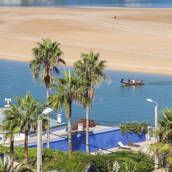 View of Oualidia stock photo. Image of fish, countryside - 67007726