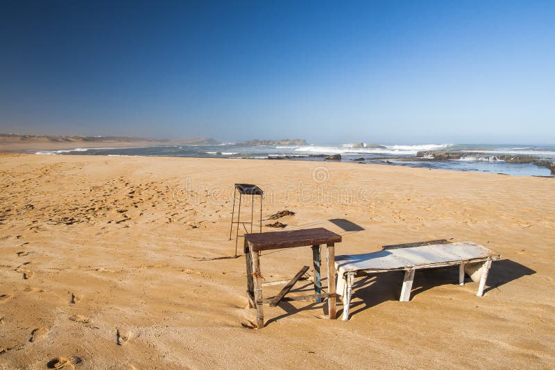 View of Oualidia stock image. Image of park, nature, national - 68154727