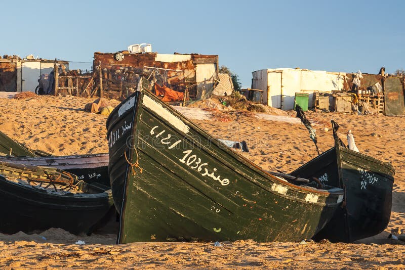 View of Oualidia editorial stock photo. Image of coast - 68191193