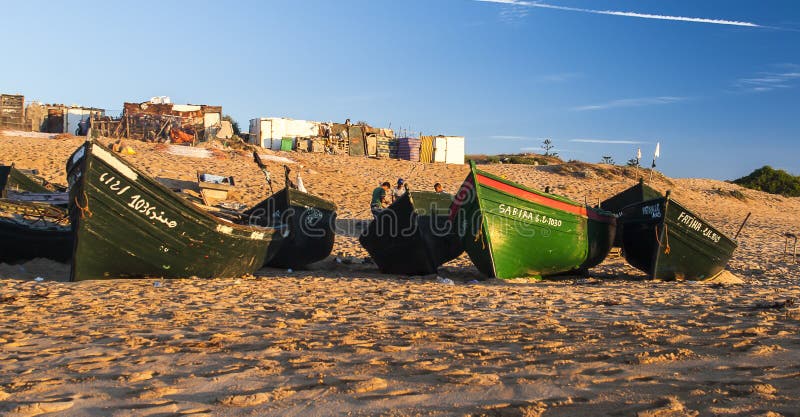 View of Oualidia editorial photography. Image of area - 68191207