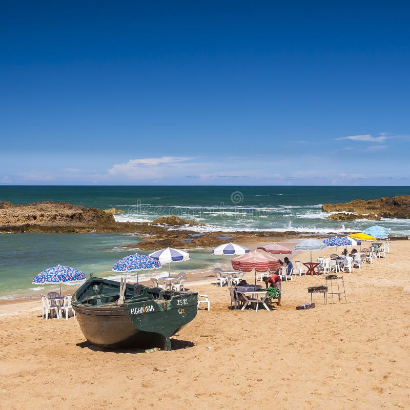 View of Oualidia editorial photography. Image of national - 78312047