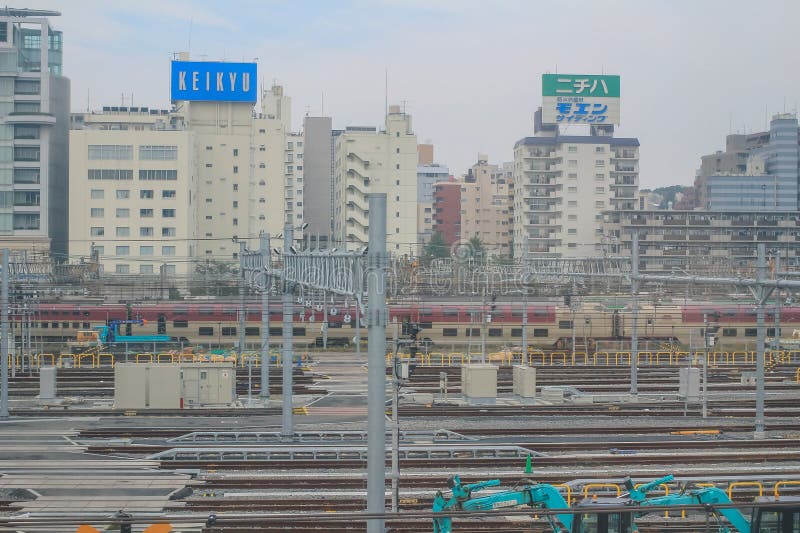 A View Out of Shinkansen Bullet Train Line 3 Nov 2013 Editorial Stock ...