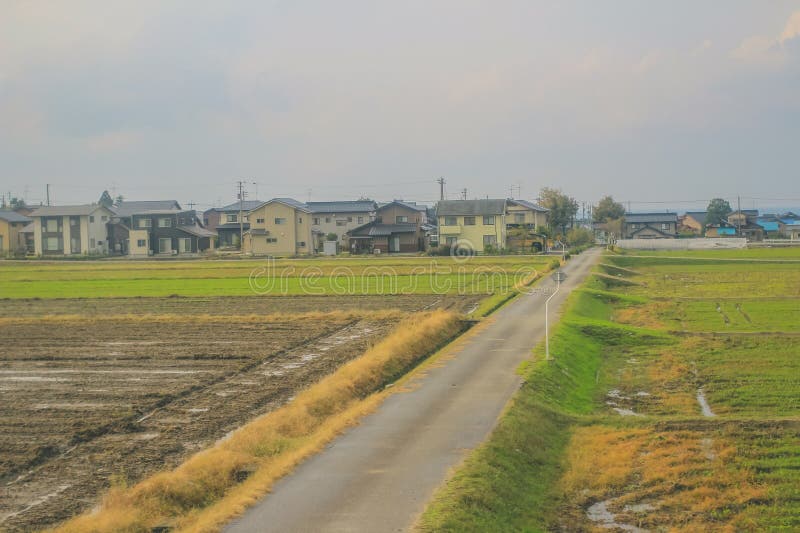 View Out of Train Window at Japan Stock Photo - Image of complexity ...