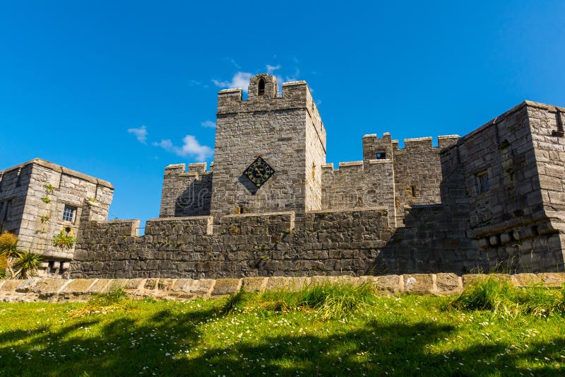 Castle Rushen in Castletown, Isle of Man Stock Image - Image of castle ...