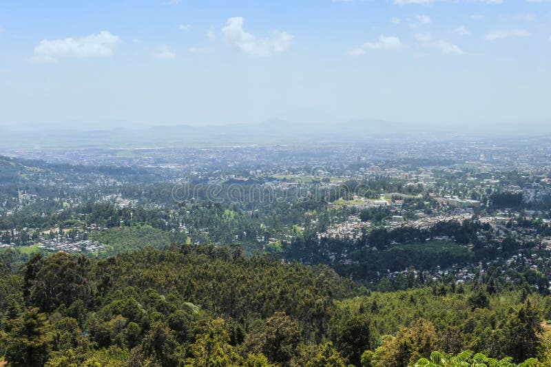View Over Addis Ababa, Ethiopia Stock Photo - Image of travels, world ...
