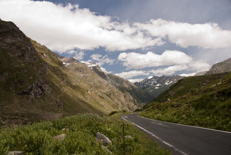 View over the Alps, Italy stock photo. Image of cloud - 11136220