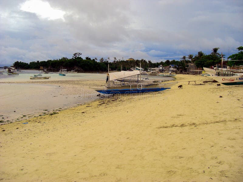 Beach at Panay Island on the Philippines 14.11.2014 Editorial Image ...