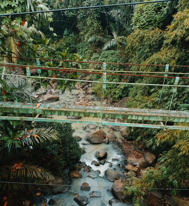 The View Over the Bridge Inside is Amazing Stock Image - Image of ...