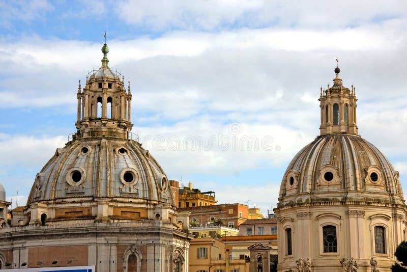 View Over Buildings in Rome Stock Image - Image of tourism, religious ...
