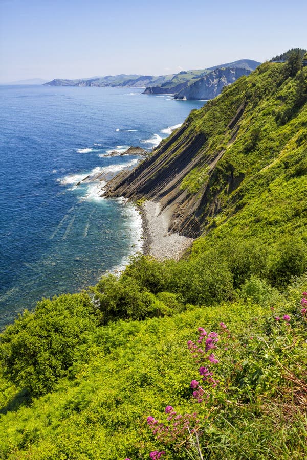 Basque coast stock image. Image of landscape, sightseeing - 102744011