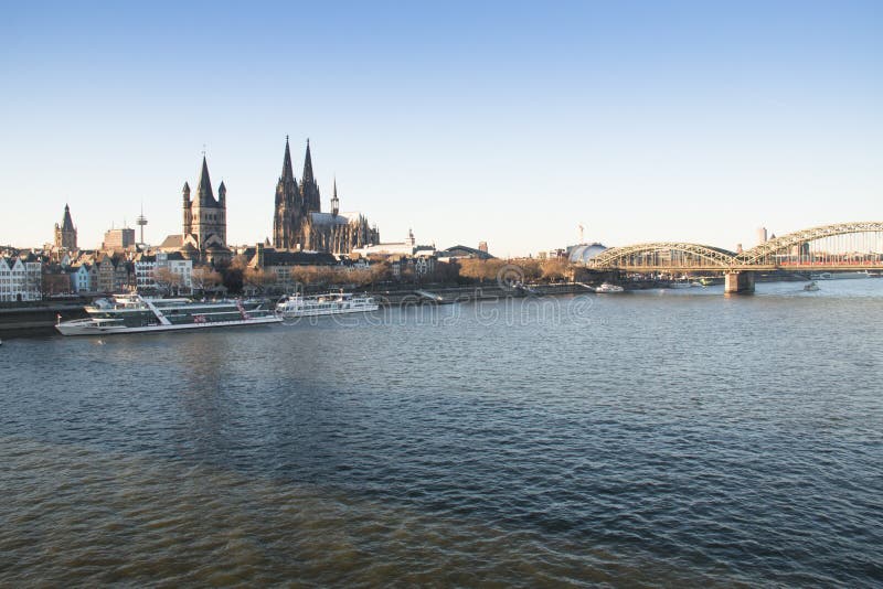 View Over Cologne in Germany Editorial Image - Image of scenery, church ...