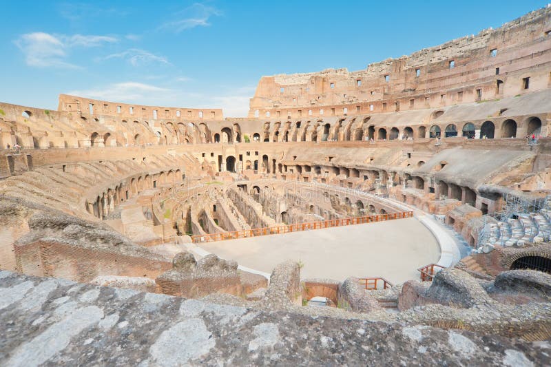 View over the Colosseum stock photo. Image of famous - 20003742