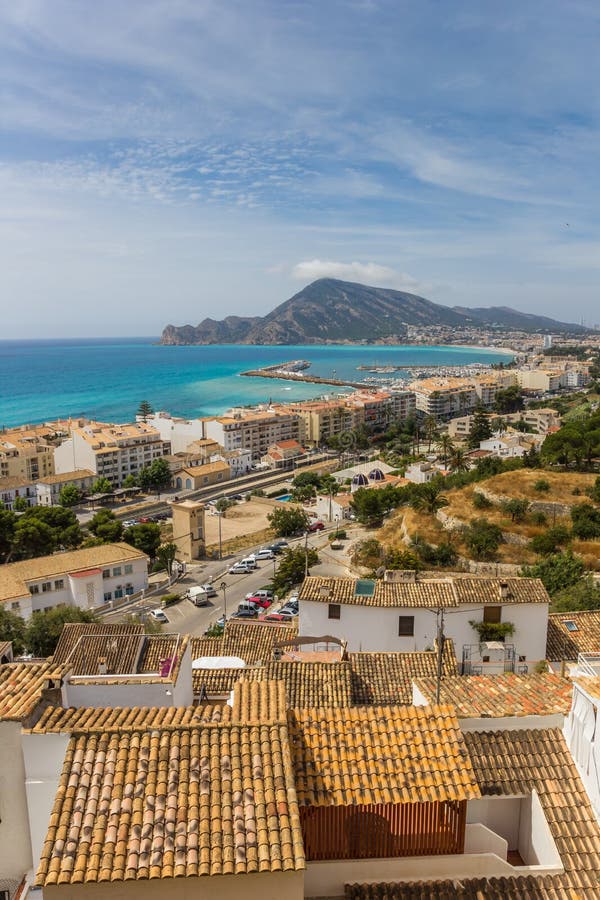 View over Altea, Spain stock photo. Image of dome, blanca - 3756430