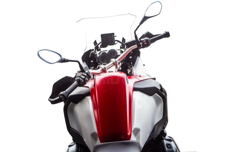 The View Over the Handlebars of Motorcycle Stock Image - Image of bike ...