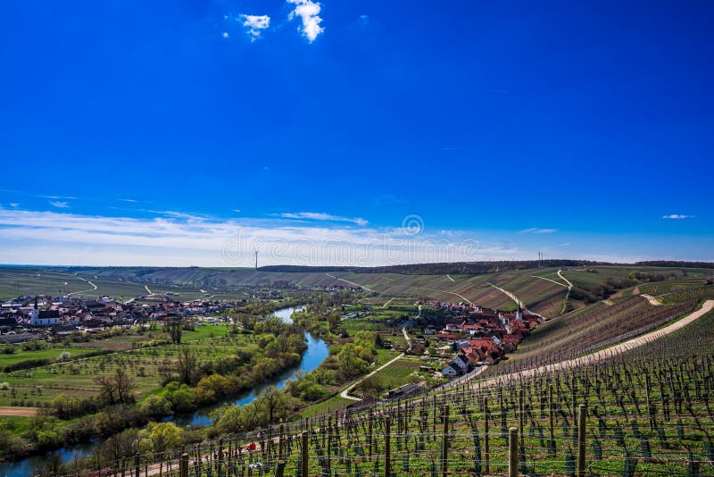 View Over the Idyllic Main Valley, the Vineyards, the Main Loop at the ...