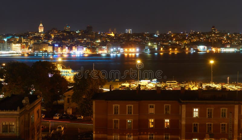 View over Istanbul editorial stock photo. Image of exterior - 60774633