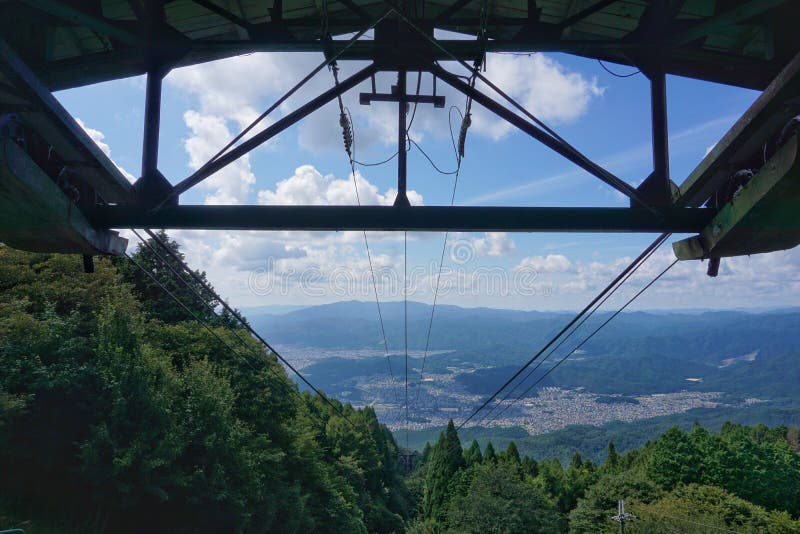 Mount Hiei Ropeway stock image. Image of kyoto, hiei - 100248829