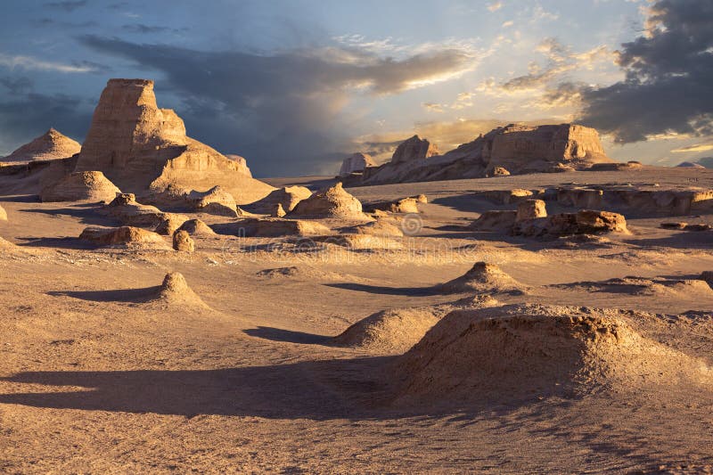 View Over the Lut Desert in Iran Stock Photo - Image of fantastic ...