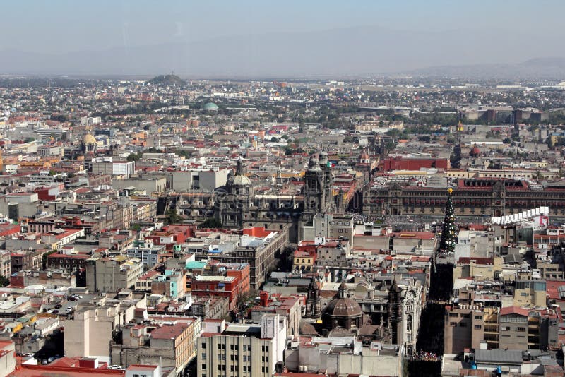 View Over Mexico City, Mexico. Stock Image - Image of modern, mexican ...