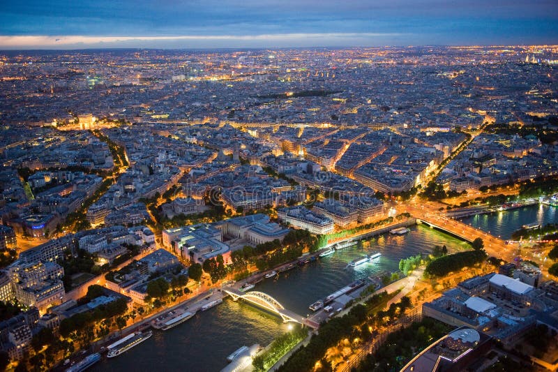 View over Paris stock image. Image of parisian, paris - 58118043