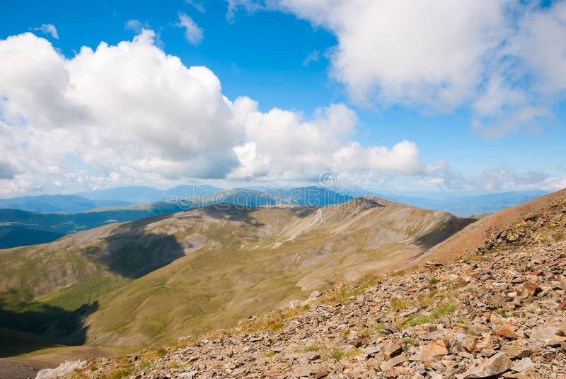 View Over Pyrenees Mountains, Spain Stock Image - Image of scenery ...