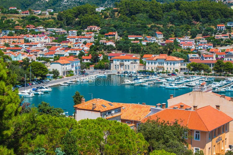 View Over Rab Town on Rab Island on a Cloudless Summer Day, in Croatia ...