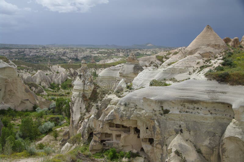 View Over Red / Rose Valley, Cappadocia, Turkey Stock Image - Image of ...