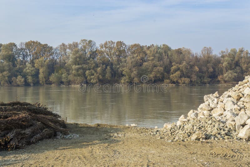 View Over the River stock image. Image of hydroelectric - 132364167