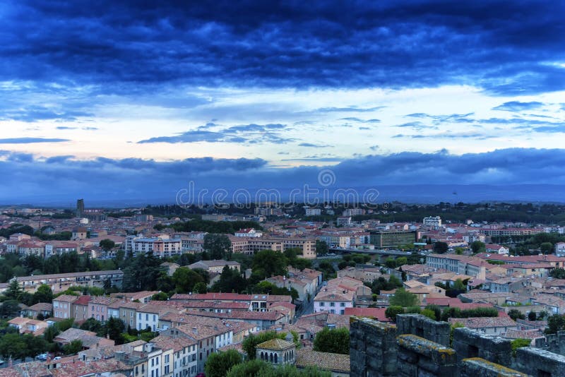 A View Over the Roofs of a French City Stock Photo - Image of colorful ...