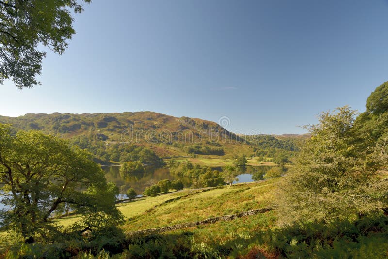 View Over Rydal Water from Coffin Route Stock Photo - Image of coffin ...