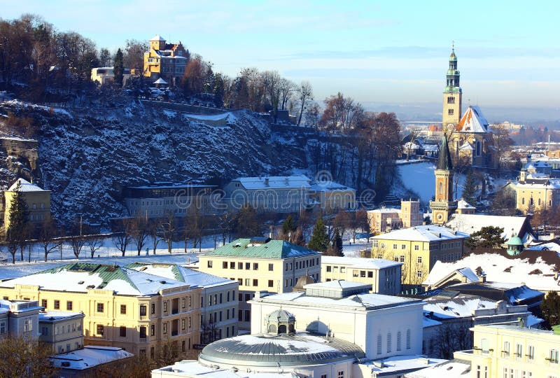 View Over Salzburg, Austria Stock Image - Image of music, austrian ...