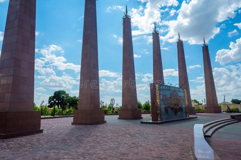 View Over Shymkent Independence Park, Kazakhstan Editorial Photography ...